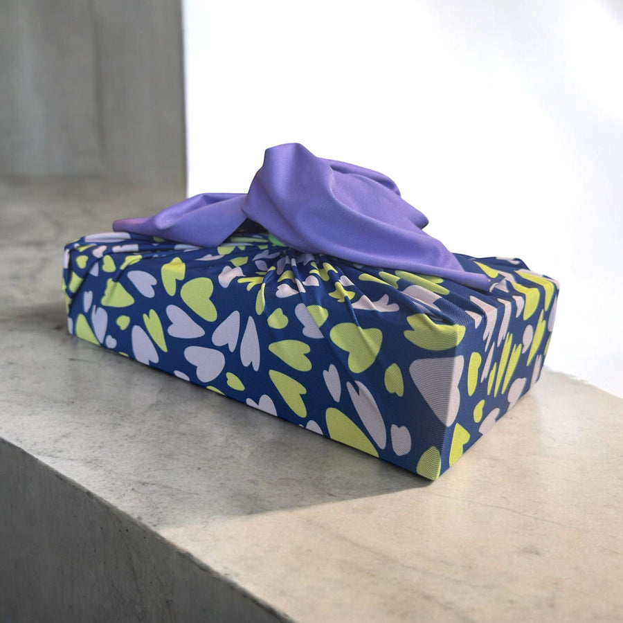 Assorted Set of 9 Reusable Cloth Furoshiki Gift Wrap | All Occasion Co ...